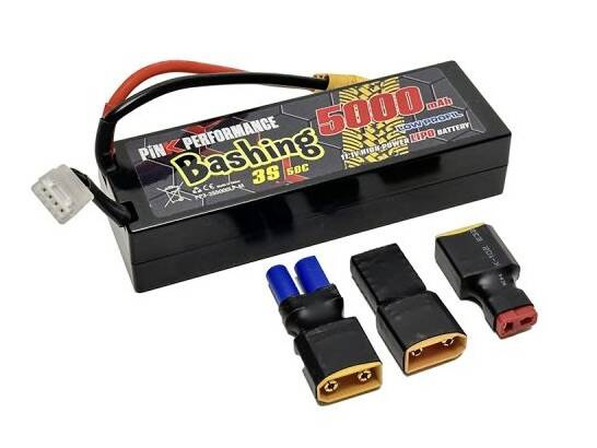 Pink Bashing LiPo 3S 11.1V-5000-50C (Multi) LP 139x47x28mm 380g PP3-3S5000LP-M | Akumulatory i ...