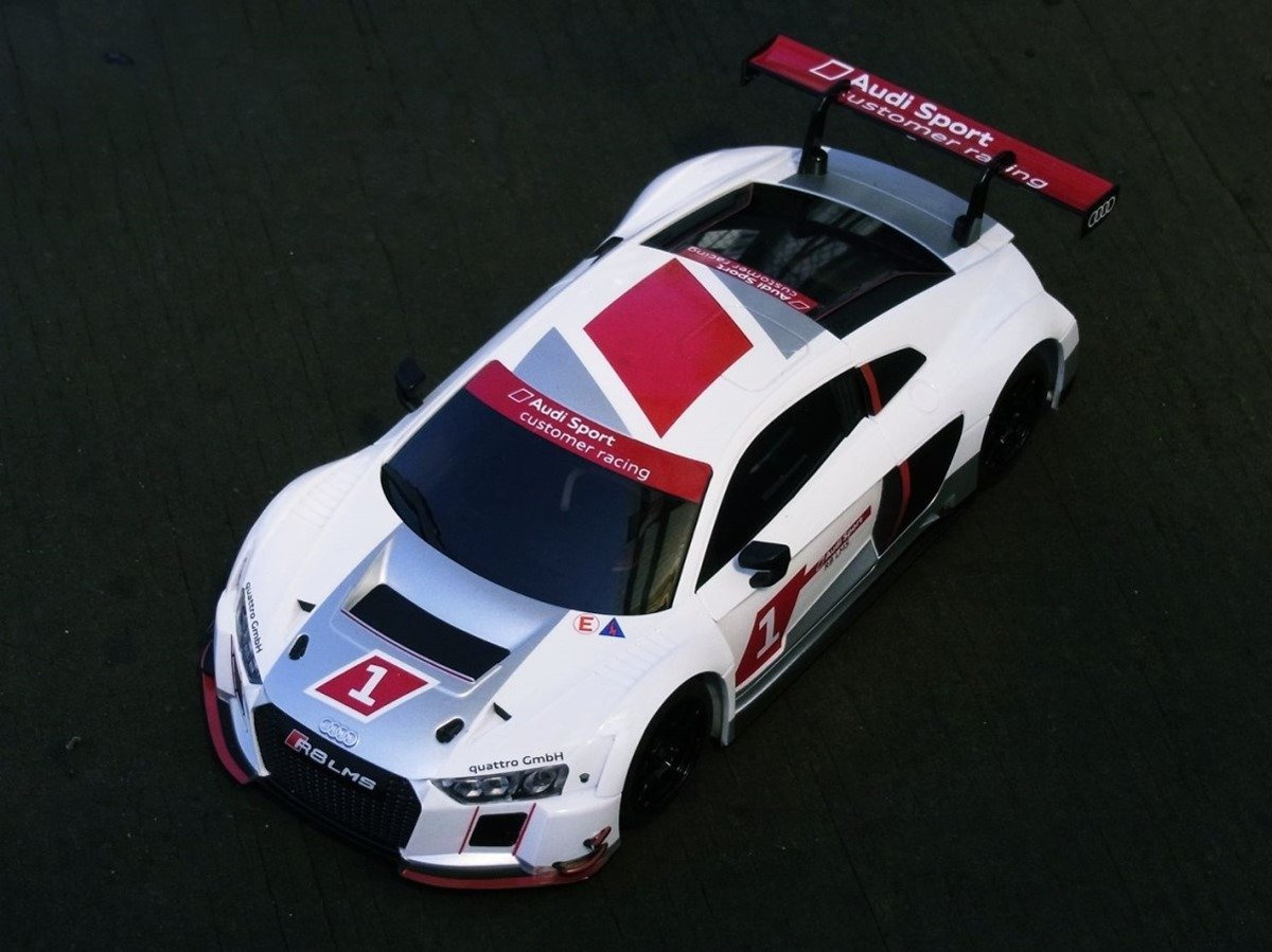 Mini-Z RWD Audi R8 LMS 2015 Biały RTR 32344AS | Modele zdalnie sterowane \ Samochody RC \ Mini-Z ...